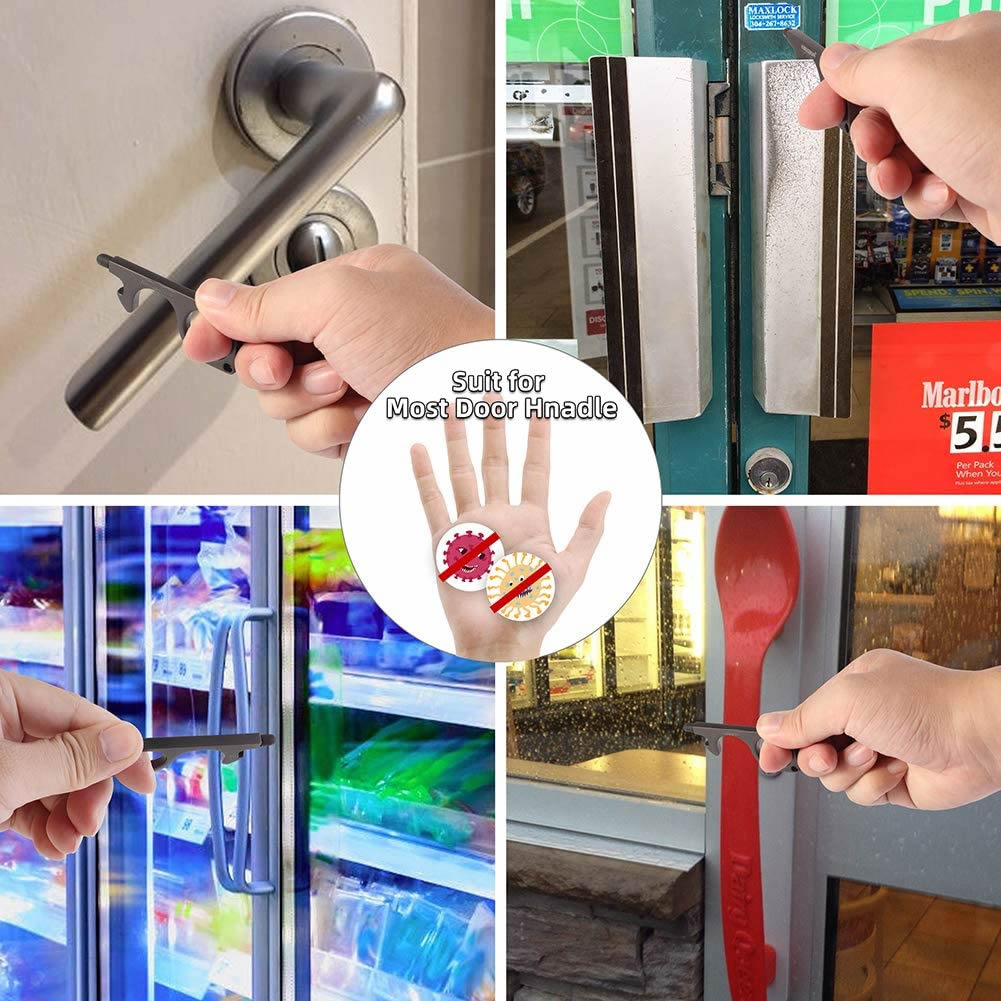 5 PCS Touchless Door Opener Non-Contact Portable Reusable Door Opener